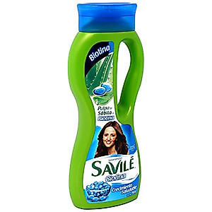 SAVILÉ Aloe Biotin Shampoo - Promotes Hair Growth, Reduces Split Ends, Adds Volume for Healthier, Thicker Hair - 2-Pack (25.36 Oz each)