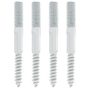 Spare Hardware Parts Bed Frame Hanger Bolt (Replacement for IKEA Part #114334) (Pack of 4)