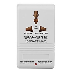 110V/120V to 220V/240V Voltage Converter, ABS CN Standard Plug Step-Up&Down Voltage Converter Transformer (CN Standard Plug)