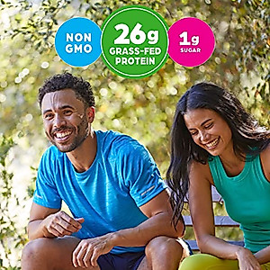 Orgain Organic 26g Grass Fed Whey Protein Shake, Creamy Chocolate - Meal Replacement, Ready to Drink, Low Net Carbs, No Sugar Added, Gluten Free, 14 Fl Oz (Pack of 12) (Packaging May Vary)