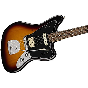 Fender Player Jaguar Electric Guitar, with 2-Year Warranty, 3-Color Sunburst, Pau Ferro Fingerboard