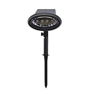 Penfly LED Solar Power Decorative In-ground Landscape Light Wall Night Lamp Outdoor Home Garden Yard Pathway Lawn Grassland White Color Auto ON/Off
