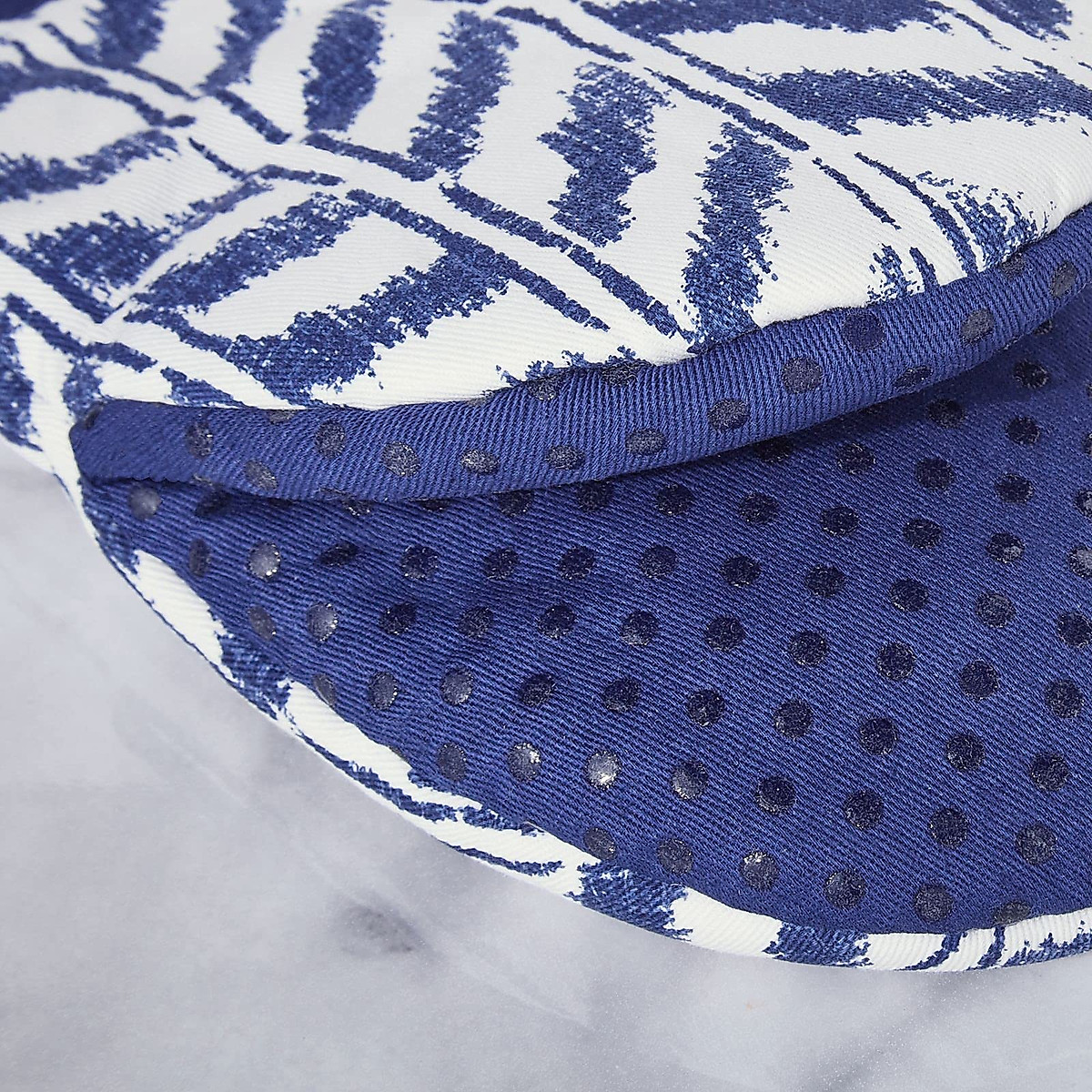 Tommy Bahama Maui Herringbone Mini Mitt Set, Navy 2 Count