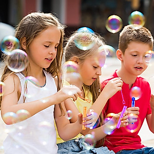 Bubbles Party Favors Supplies for Kids, 20 Pack Mini Pocket Bubble Wand Toys for Toddlers, Christmas Goodie Bag Stocking Stuffer Fillers, Small Pinata Birthday Classroom Wedding Camping Gifts Treats