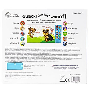 Baby Einstein - Amazing Animals 10-Button Sound Book - PI Kids (Play-A-Sound)