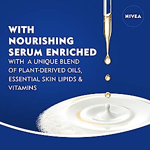 NIVEA Shea Butter Nourishing Body Wash, Moisturizing Body Wash for Dry Skin, 20 Fl Oz Bottle