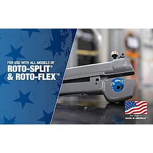 Southwire Tools B-102 Seatek RS/RF Standard Blade; Replacement Blade for All Roto-Split and Roto-Flex Models; for Use On Steel Casing and #10; Two Pack; Blue; Proudly Made in America