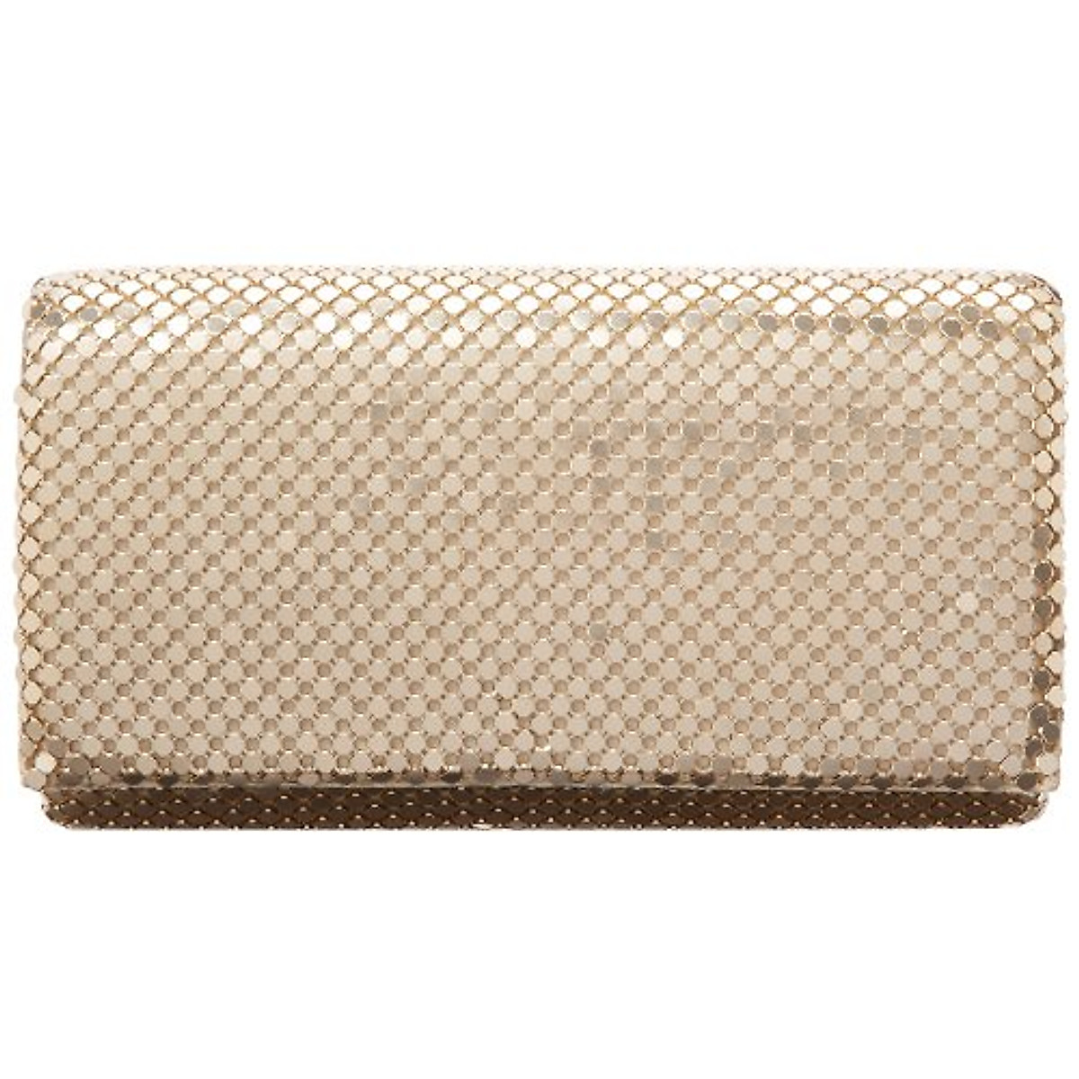 Jessica McClintock womens metal evening handbags, Light Gold, One Size US