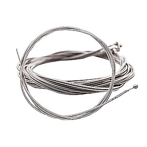 Jiayouy Strings Stainless Steel 4 String Bass Strings with Small Ball Ends 4 Strings/Set String Gauges: 046-100