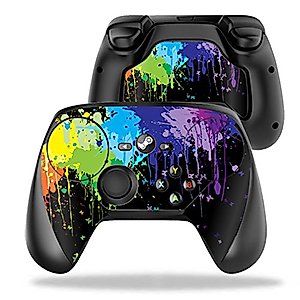 MightySkins Skin Compatible with Valve Steam Controller case wrap Cover Sticker Skins Splatter