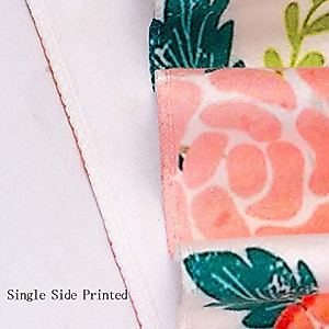 Boston Terrier Bathroom Hand Towels - Floral Dog Kitchen Towel Custom Hand Towels Absorbent Printed Dish Towels Microfiber Gym Towel Tea Towel Fingertip Towel 12 x 27