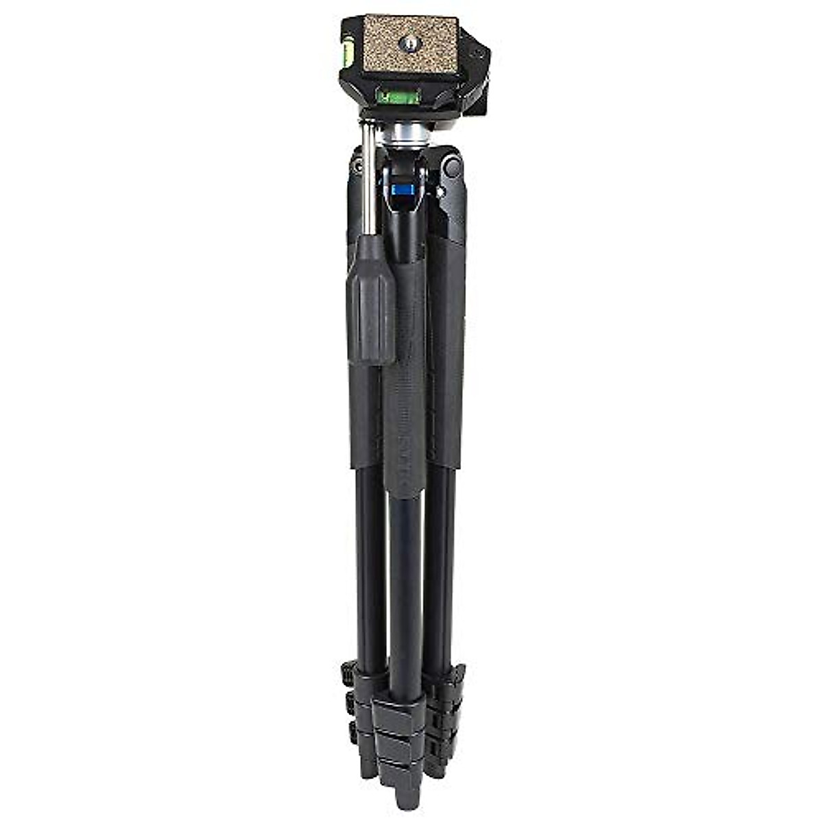SLIK Sprint PRO III Travel Tripod EZ w/SH-707E 2-Way Head for Mirrorless/DSLR Sony Nikon Canon Fuji Cameras and More - Black (611-853)