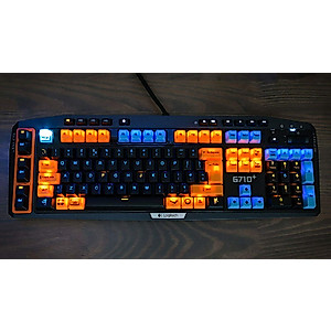 2 Pcs 1.5X R1 Backlit Set Portal Keycap Laser Carving CTRL/Win/ALT/FN Switchs OEM Profile for Most MX Mechanical Keyboards Gaming Replacement (2pcs 1.5u)