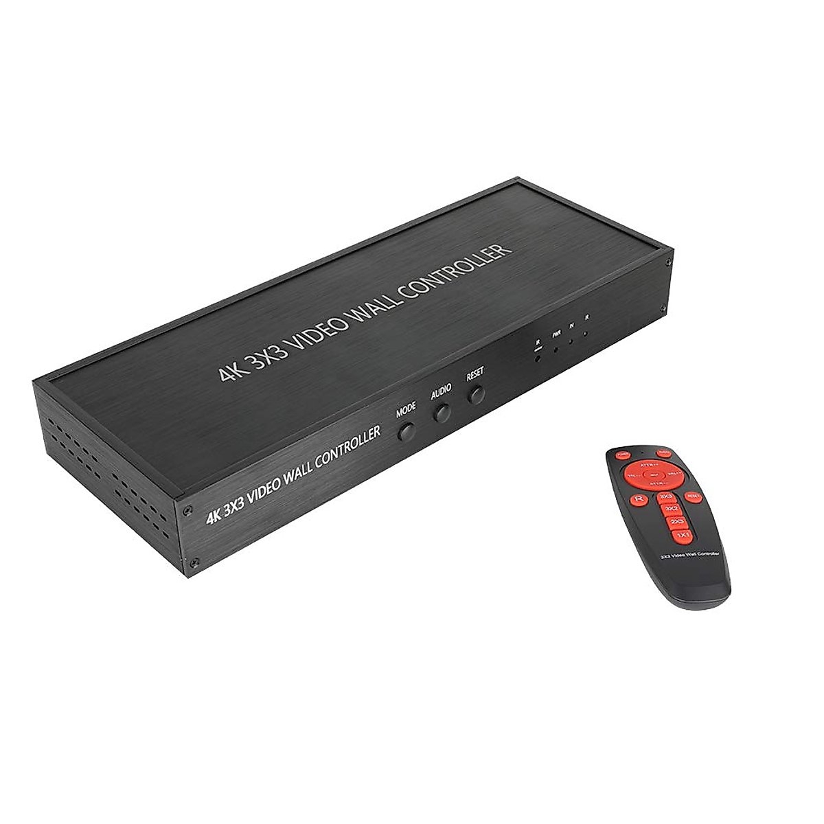Splitter, Multi Screen Splicer Multiviewer Multi Adapter with 4K Video Wall Controller for Seamless Mixing TV Video Wall Controller (US Plug)