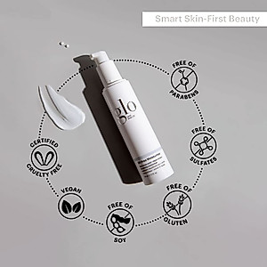 Glo Skin Beauty Oil Free Moisturizer - Lightweight Moisturizing Face Cream Powered by Hyaluronic Acid & Algae Extract for a Balanced, Conditioned & Clear Complexion