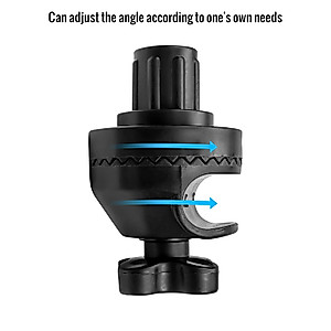 2 Pcs Garden Swing Plastic Fittings, Swing Frame Plastic Fitting Match Diameter 2.2cm Swing Chair Frame Interface