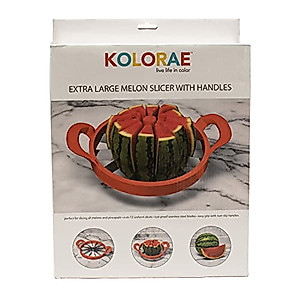 KOLORAE EXTRA LARGE WATERMELON SLICER WITH HANDLES