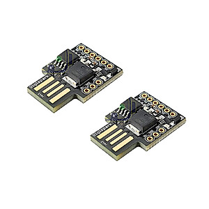 DEVMO 2PCS Digispark Kickstarter ATTINY85 General Micro USB Development Board Module Compatible with Ar-duino