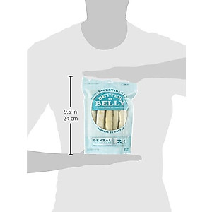 Better Belly Highly Digestible Rawhide Dental Chews, Treat Your Dog to a Chew with NO Artificial Colors or Flavors