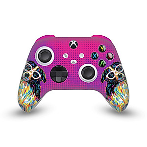 Head Case Designs Officially Licensed P.D. Moreno Border Collie Animals II Matte Vinyl Sticker Gaming Skin Case Cover Compatible with Xbox Series X / S Controller