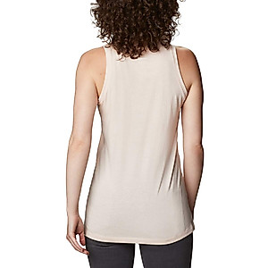 Columbia Women's Daisy Days Graphic Tank, Peach Quartz Heather/Flowshine, X-Large