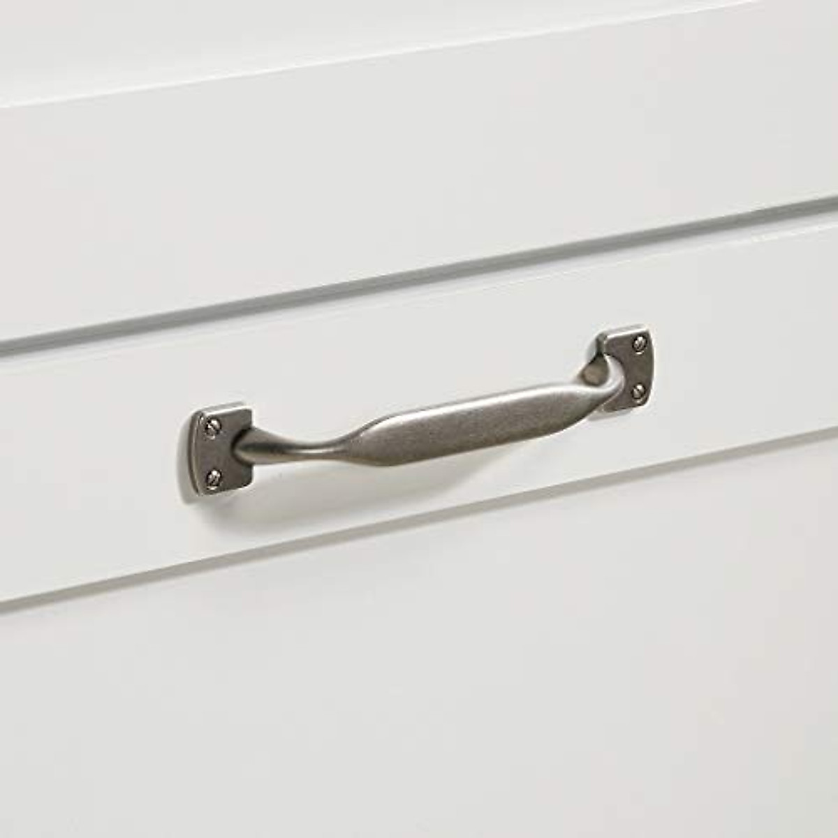 Sauder Large Storage Cabinet, Soft White Finish