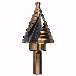 NEW 1/4" to 1-3/8" Drill Step Bit Set Cutter Cobalt Tool High Cobalt M42 Reamer UNIBIT
