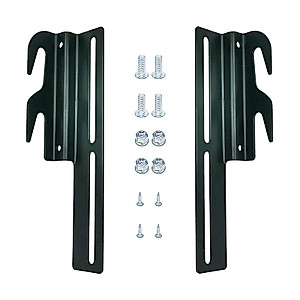 ABSOK Hook On Bed Frame Brackets, 711 Bolt-On to Hook-On Bed Frame Conversion Brackets, 2Pcs Headboard Hook Set with Hardware Hook Plate