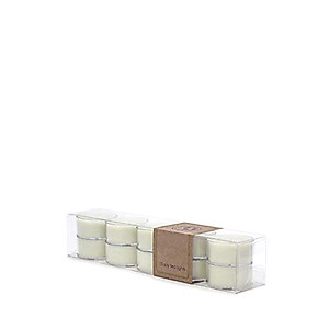 Eco Candle Co. Tea Light Candles, Eucalyptus Mint, 10-Pack - Scents of Eucalyptus, Spearmint, & Peppermint - Recyclable, 100% Soy Wax, No Lead, Hand Poured, Midwest Grown Soybeans.6 oz. Each
