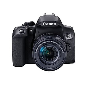 Canon EOS 850D (Rebel T8i) DSLR Camera with 18-55mm Lens Bundle + 420-800mm MF Zoom Lens + 2X 32GB Sandisk Memory + Accessory Bundle Including Auxiliary Lenses, Tripod, Camera case & More