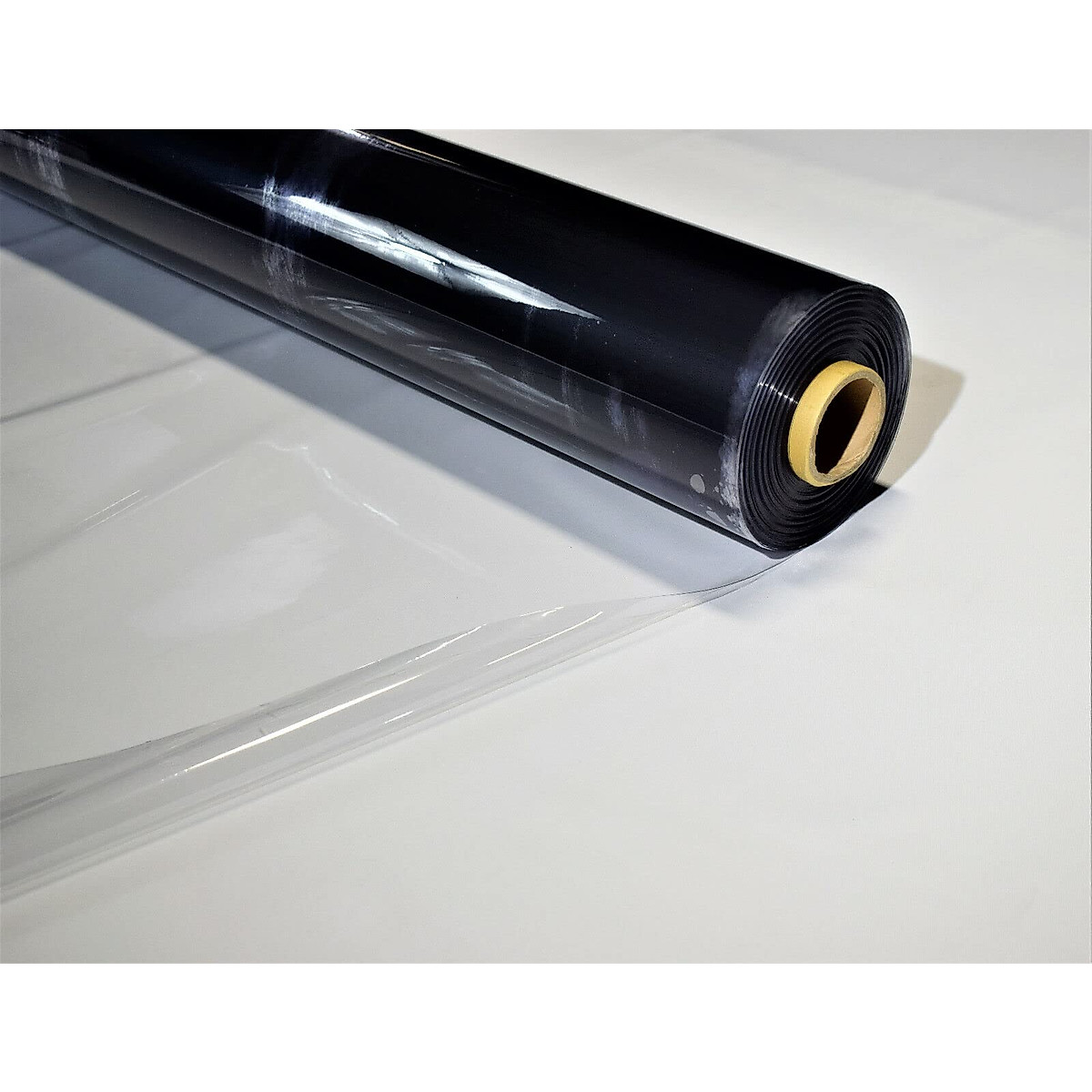 Clear Marine Vinyl 4 Gauge Boat Window Double Clear Polished 54 Inches Wide by 10 Yard Roll