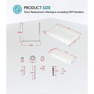 1854054 RTA-54 for Minn Kota Composite Quick Release Bracket Mounted Plate for Riptide Electric Steer Trolling Motor Terrova, Ulterra, PowerDrive V2 & Deckhand 40
