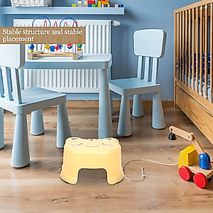 Amosfun Bathroom Non-Slip Stool Stools for Classroom Nursing Stool Plastic Stools Foot Stools Small Stools for Bathroom Stool for Short Stool Step Stool Cute Step Stool