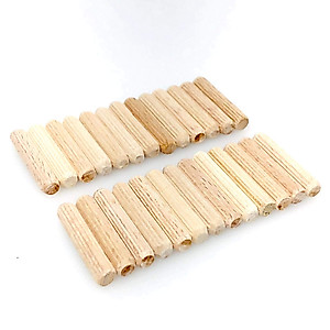 ReplacementScrews Wooden Dowel Pins Compatible with IKEA Part 101345 Wood Dowels (Pack of 24)