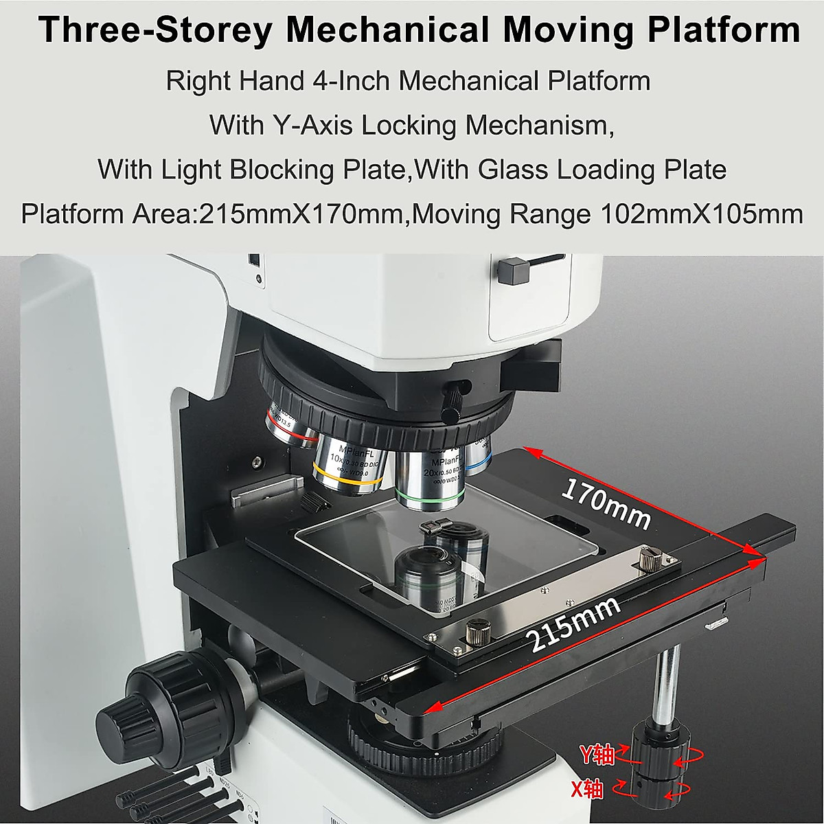 KOPPACE 174X-1745X Light and Dark Field Electron Metallographic Microscope 18 Million Pixels Measuring Camera