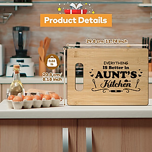 GwhyGifts Uncle and Aunt Gifts,Funny Socks 20 Oz Tumbler and Personalized Cutting Board