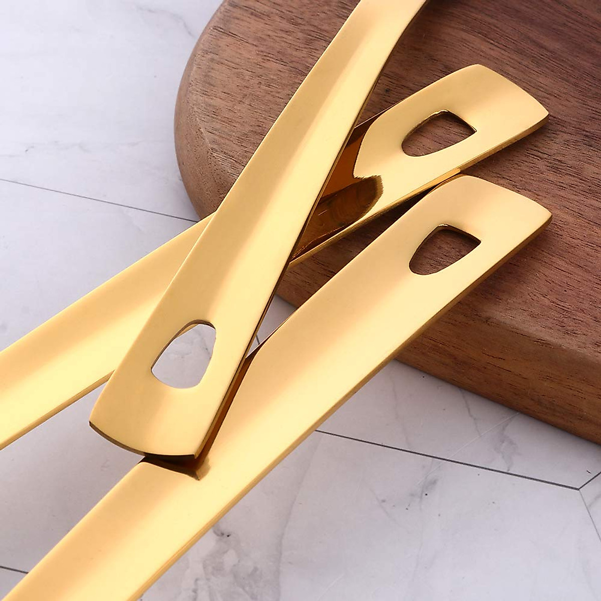 Lasagna Server, BuyGo Gold Pizza Shovel Cookware Stainless Steel Pie Server, Mirror Polish & Dishwasher Safe