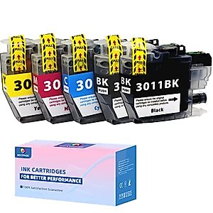 NEXTPAGE LC3011 LC3013 XL Ink Cartridges Replacement for Brother LC3011 LC3013 LC3013XL Works with Brother MFC-J491DW MFC-J895DW MFC-J690DW MFC-J497DW Printer, lc3011 Brother Ink Cartridge 5 Pack