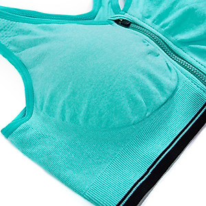 YEYELE Medium Support and Removable Pad Tank Top Racerback Post Surgery Sports Bras for Women