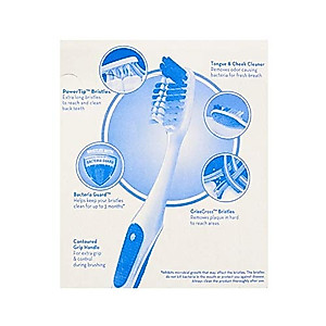 Oral B Oral-b Cross Action Advanced Toothbrush With Bacteria Guard Bristles, 8 Pack,, 8Count ()