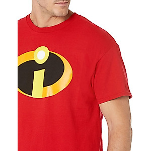 Disney unisex adult The Incredibles T-shirt T Shirt, Red, 3X US