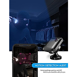 gamvozova Hidden Camera,1080P Small WiFi Camera for Home Security,Mini Spy Camera with Video,Phone app,Wireless Seceret Security Camera for Nanny Pet Indoor and Outdoor