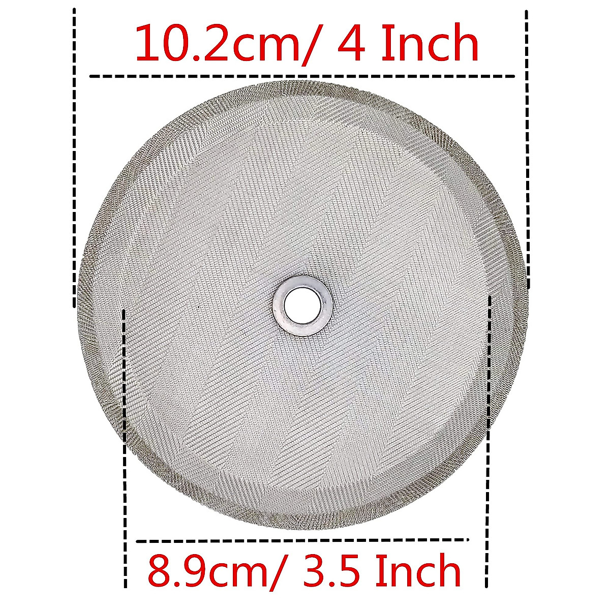 Ruilida 6pcs french press filter screen,Universal 1000 ml, 34 Oz, 8 Cup French Press Coffee Makers and Tea Machines 4 Inch Stainless Steel French Press Replacement coffee filter mesh