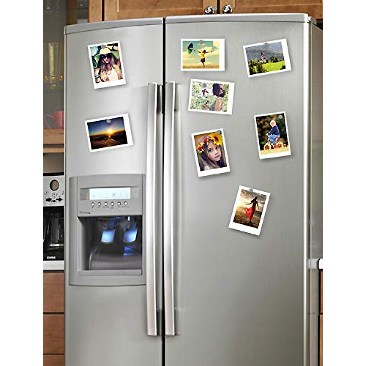 36PCS Refrigerator Magnets Fridge Magnet - Premium Brushed Nickel Fridge Magnets,Round Magnets,Office Magnets by A AULIFE