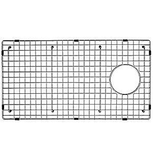 Serene Valley Sink Bottom Grid 26-15/16" X 14-1/16", Side Drain with Corner Radius 3/8",NDG2714S