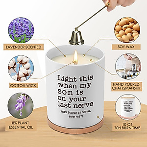 Christmas Daughter in Law Gifts, 10oz Birthday Gifts for Daughter in Law, Funny Wedding Gift Ideas for Daughter in Law Gifts, Unique Daughter in Law Gifts from Mother in Law, Lavender Scented Candle