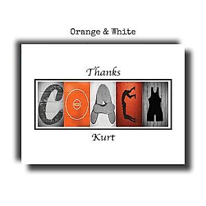 Wrestling Coach Gift, Gift for Wrestling Coach, Red, Players can sign the white area, 8x10 photo PRINT