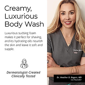 Doctor Rogers Hydrating Body Wash. Moisturizing Bath & Shower Cleanser to Repair Skin Barrier, Paraben & Sulfate-Free, 8 Ounce (236 ml)