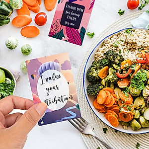 Fantasyon 72 PCS Motivational Cards Positive Affirmations Cards for Women Inspirational Cards Appreciation Cards for Employees Encouragement Mini Note Cards Lunch Box Notes for Kids