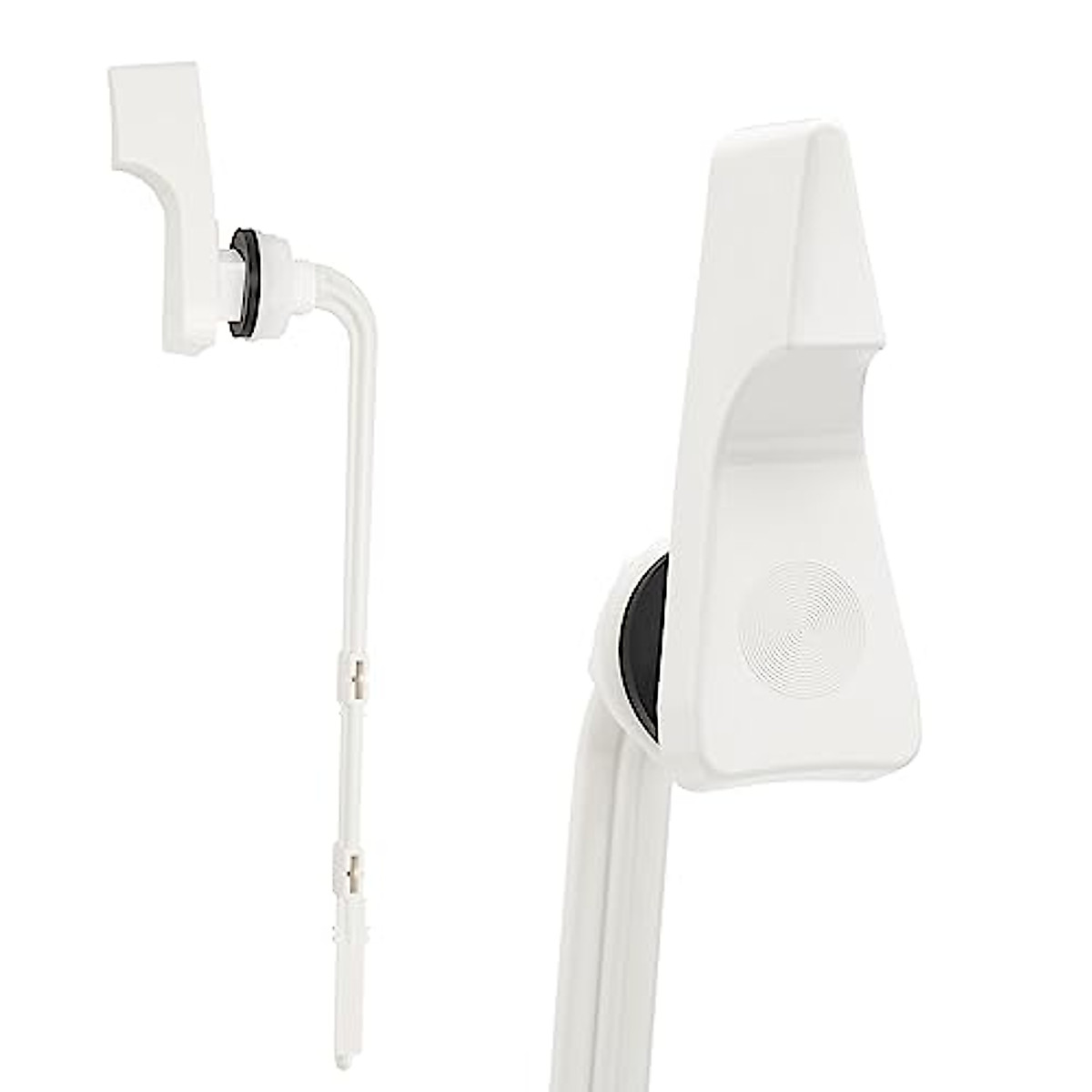 Qualihome Toilet Tank Flush Lever Replacement for American Standard (White, Straight Arm)
